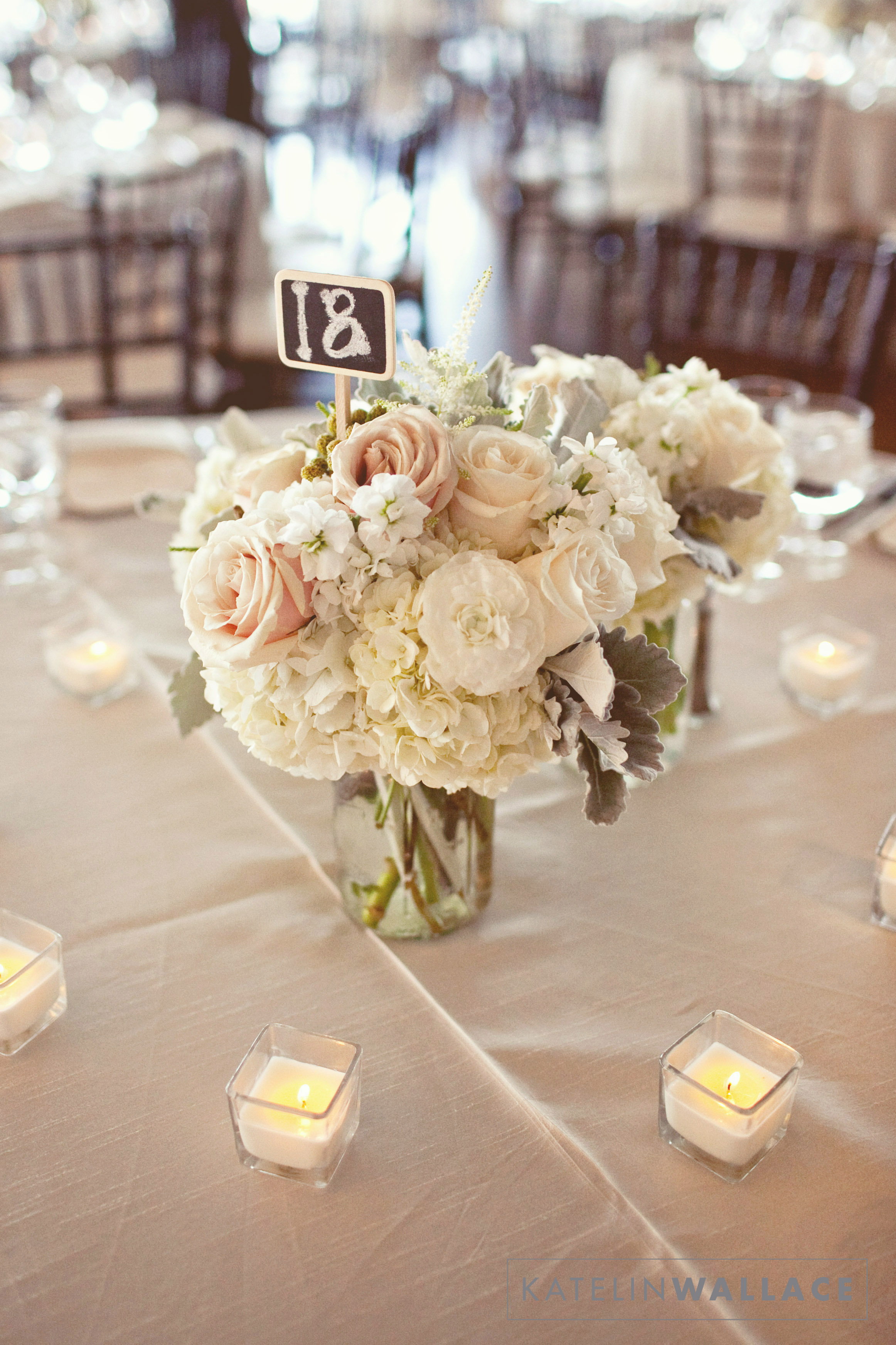 Brown Wedding Centerpieces
